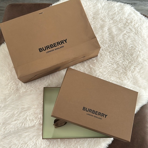 Burberry | Other | Burberry Box And Bag Empty | Poshmark